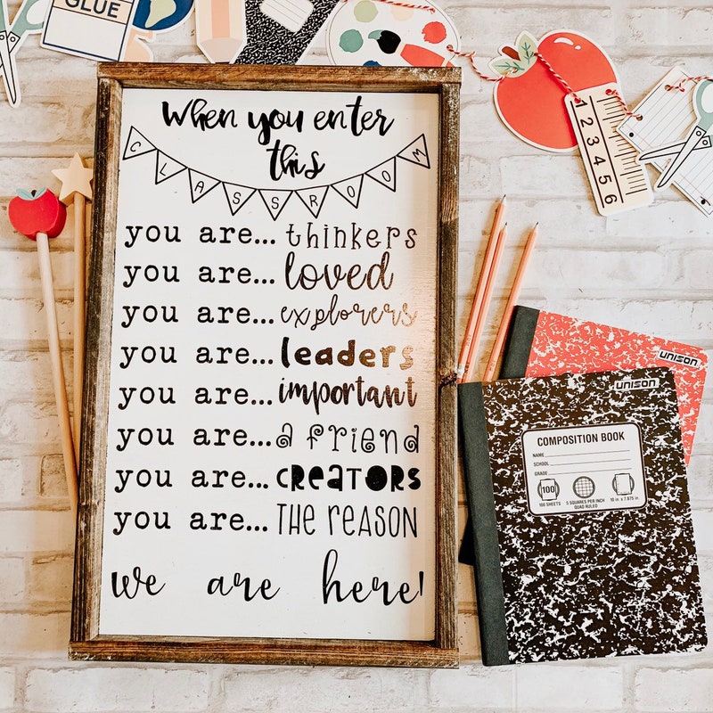 Farmhouse Classroom Decor - Etsy