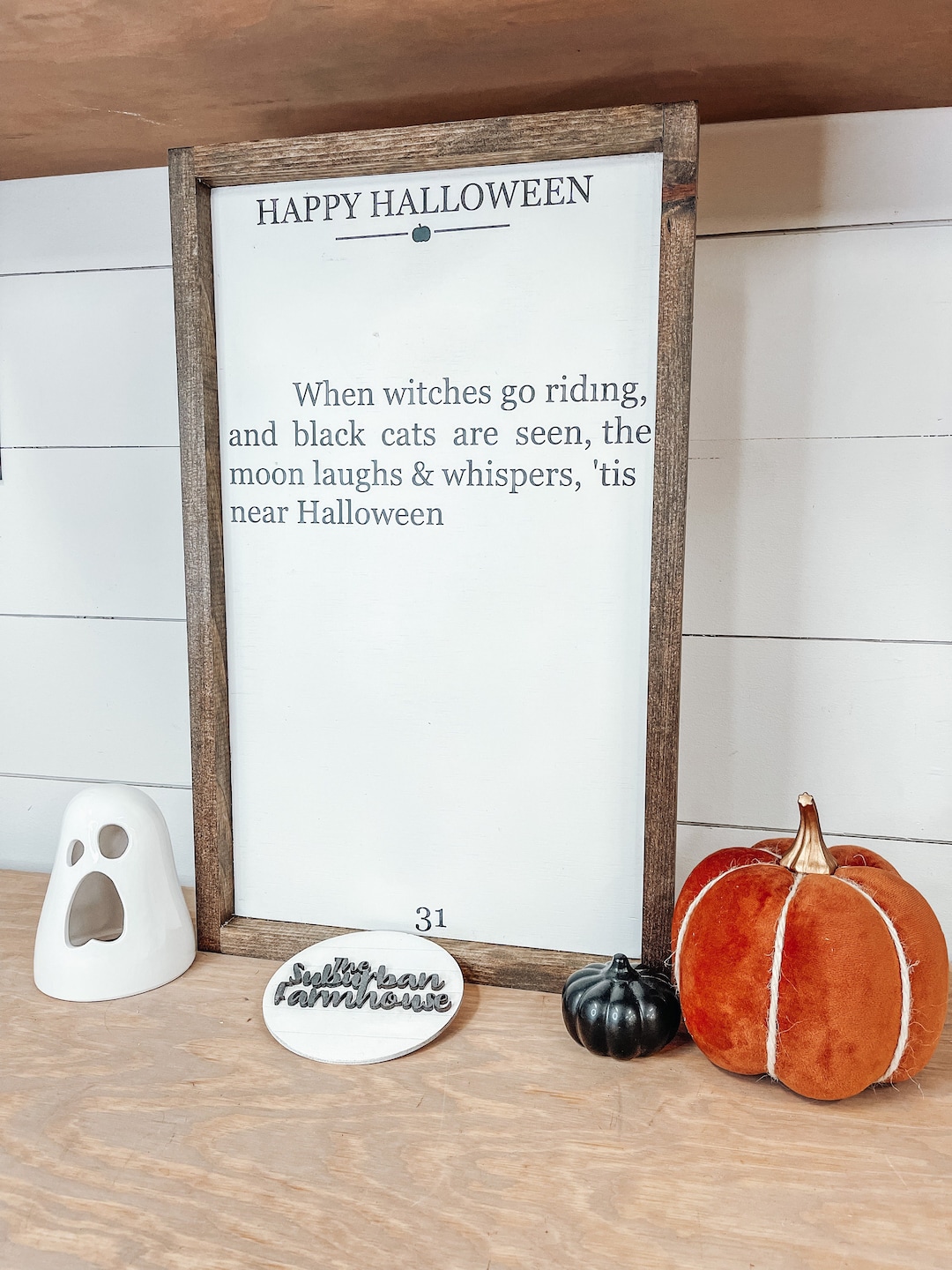 When Witches Go Riding - Halloween Decor - Halloween Mantel - Witch ...