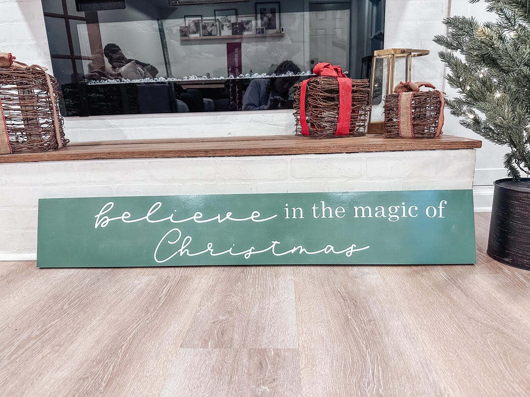 Merry Christmas Sign Large Christmas Decor-christmas Wall Decor ...