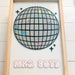Groovy Teacher Disco Ball Last Name Sign Retro Classroom - Etsy