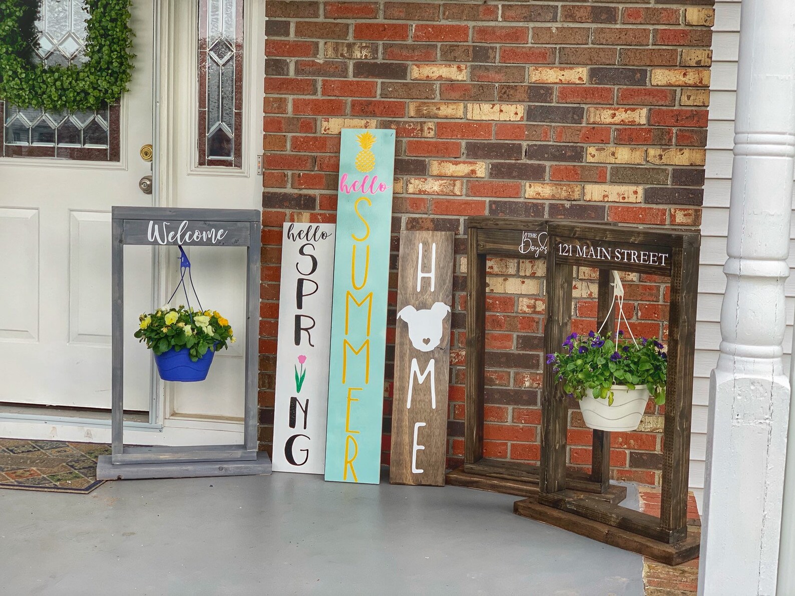 Dog Welcome Sign - Porch Signs - Porch Sign - Welcome Sign - Dog ...