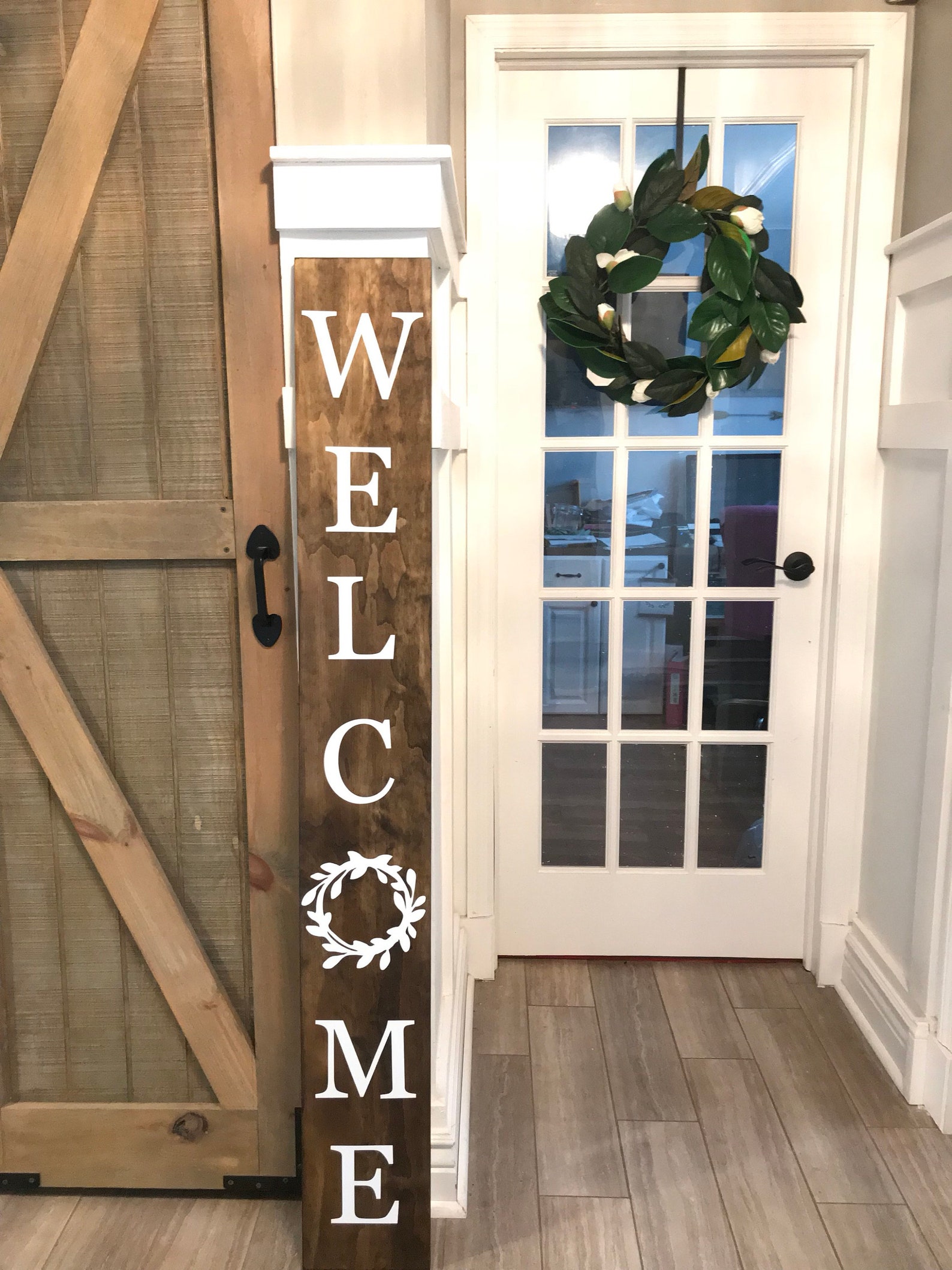 Welcome Sign//outdoor Welcome Sign//front Door Welcome | Etsy