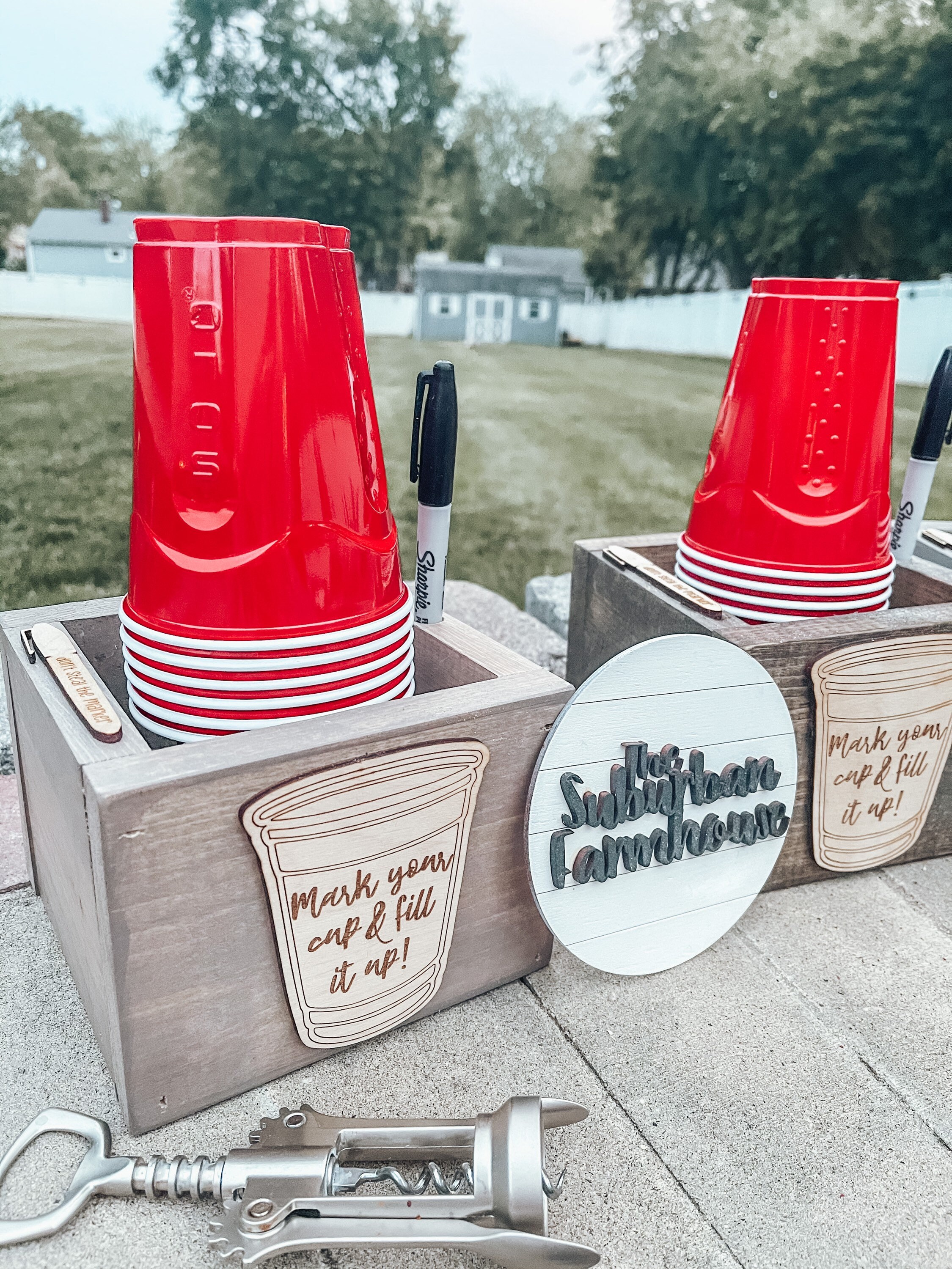 Drink Cup Holder Cup Holder Marker Plastic Cup Holder | Etsy