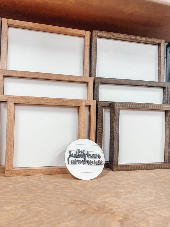 Blank Wood Sign