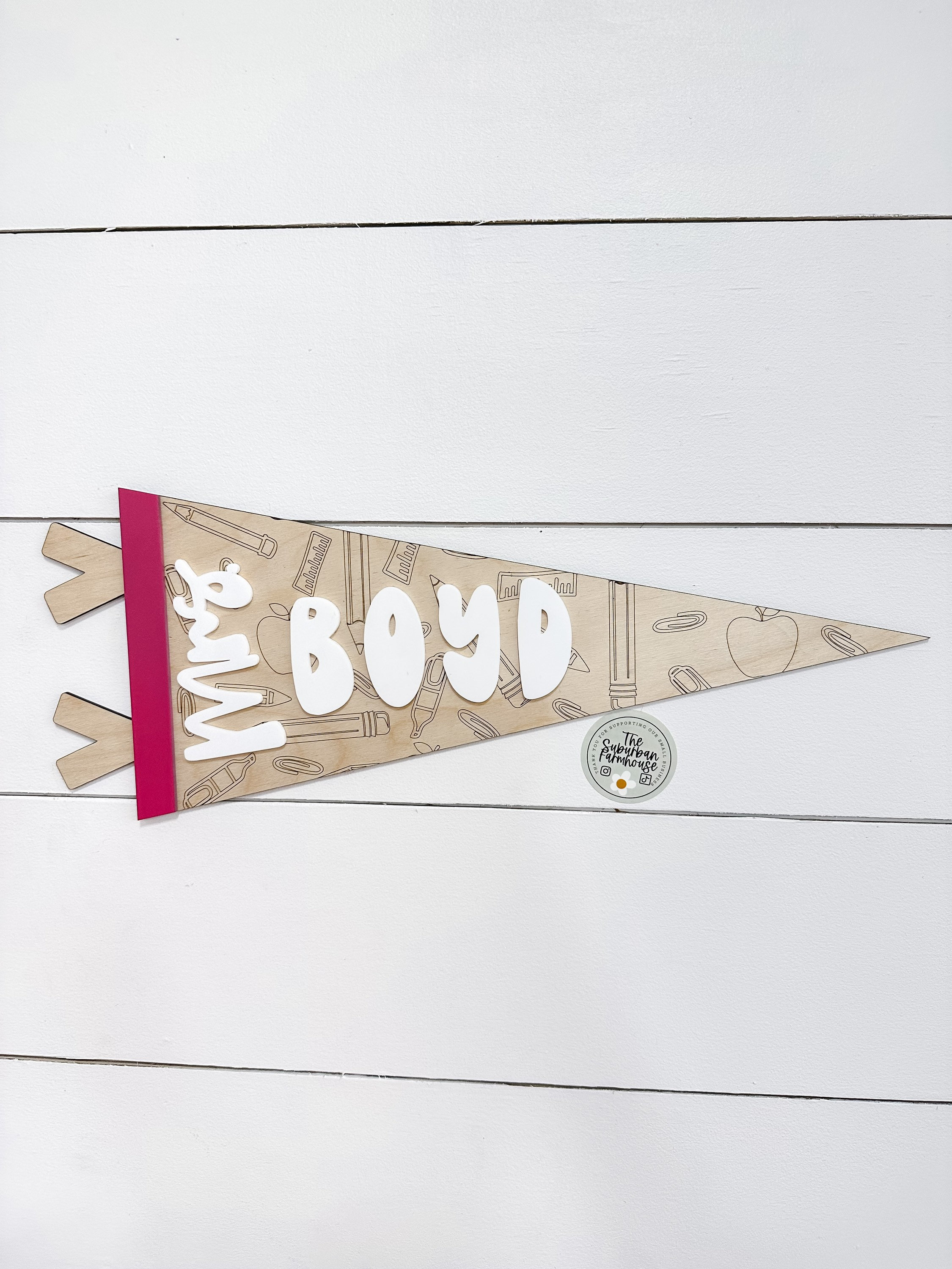 Personalized Wood Pennant Name Banner: Boho Nursery Decor - Etsy