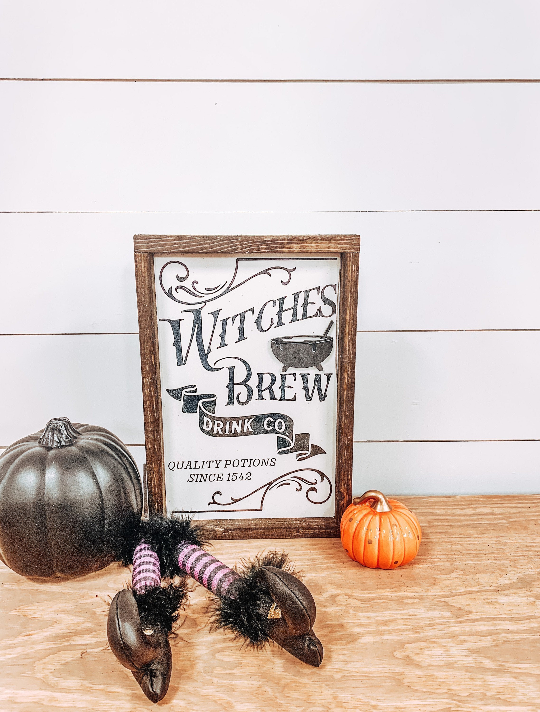 3D Witches Brew Sign Halloween sign Witch sign farmhouse | Etsy