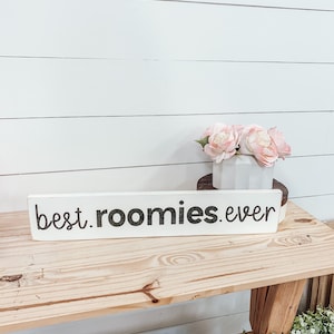 Best Roomies Sign - College Roommate Dorm Sign - Dorm Decor - College ...