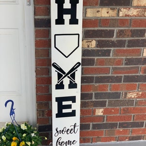 Baseball Porch Sign - Porch Signs - Porch Sign - Welcome Sign - Home ...