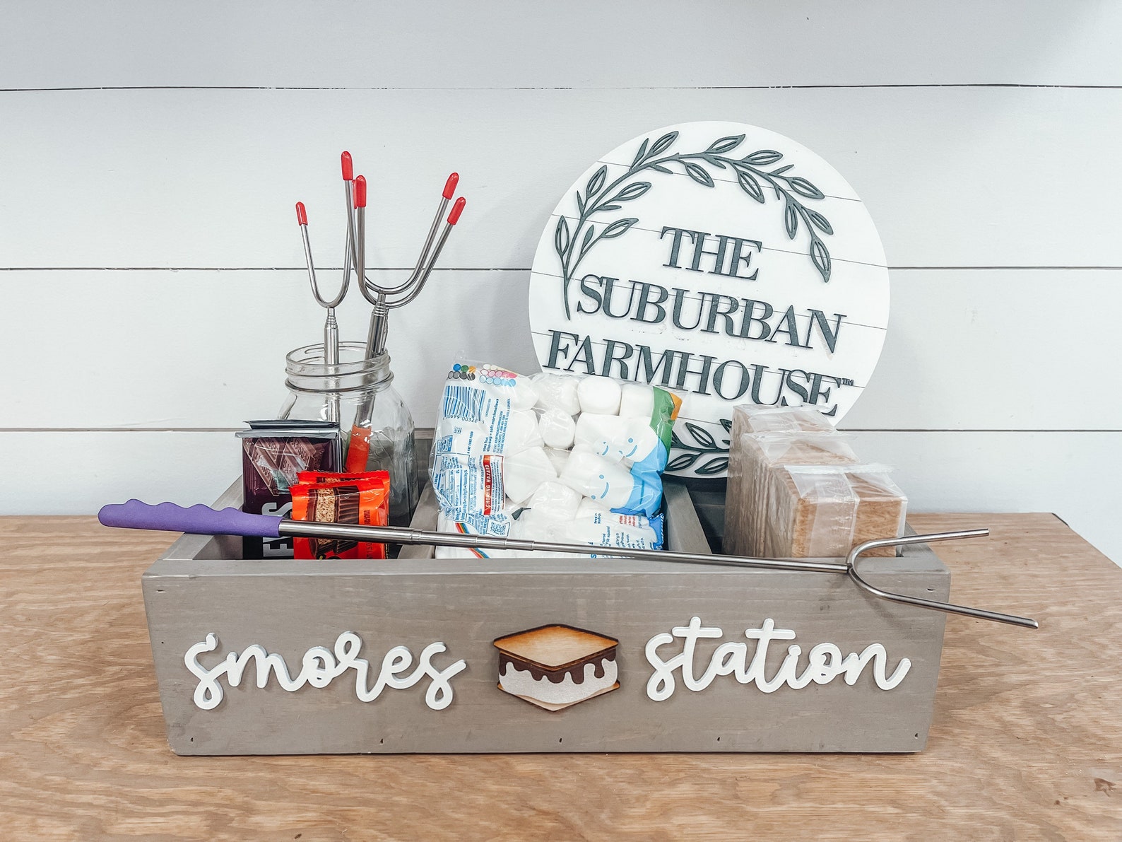 Smores Station Box - Smores Caddy - Making Smore Memories - Smores Bar ...