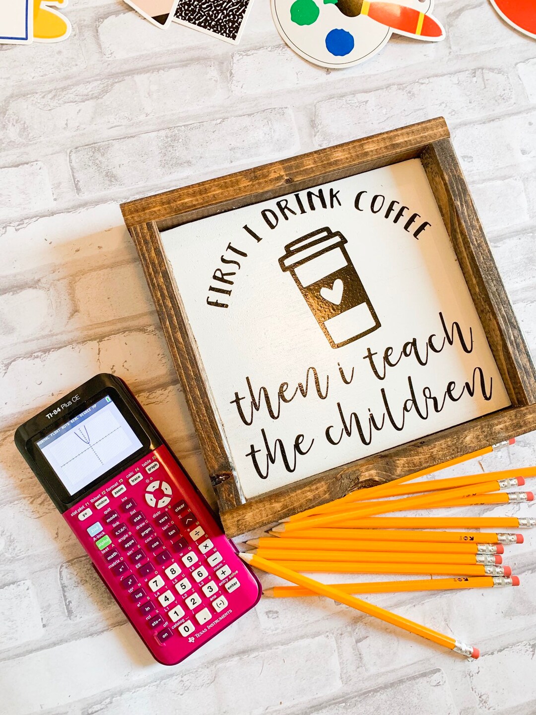 Teacher Gift/ Teacher Coffee Sign - Classroom Decor - Teacher Gift ...