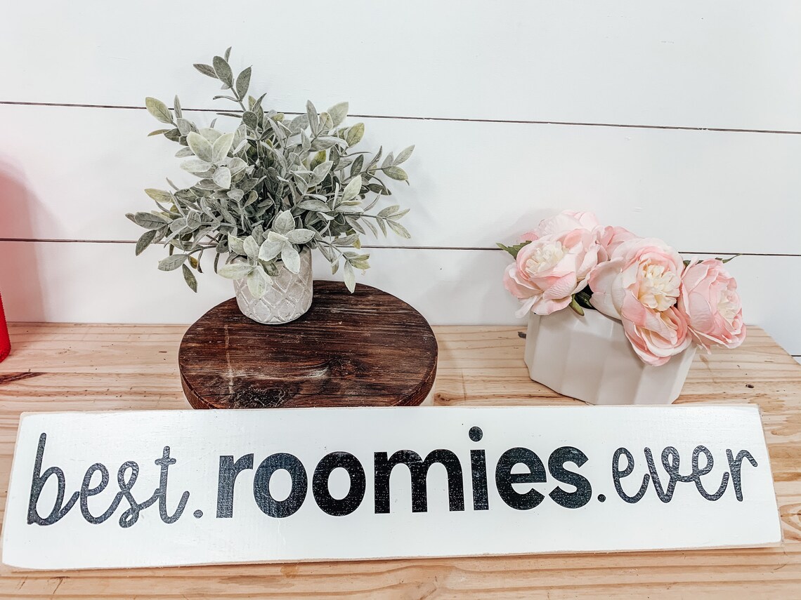 Best Roomies Sign College Roommate Dorm Sign Dorm Decor - Etsy