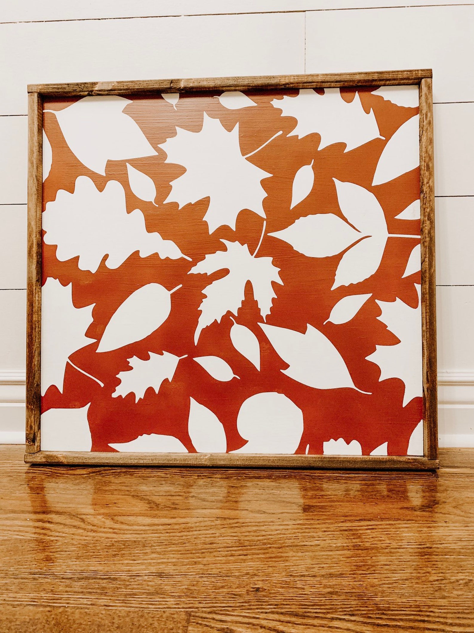 Leaf Background Sign Layered Sign Fall Sign Autumn | Etsy