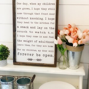 When My Children Are Grown - Mother's Day Wood Sign - Mother's Day ...