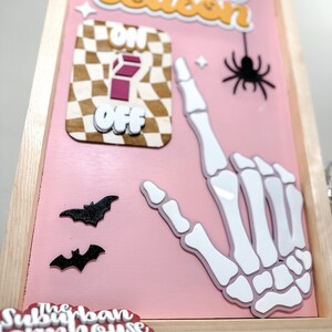 Spooky Season Cute Pink Halloween Ghost Decor - Retro Groovy Halloween ...