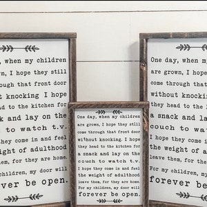 When My Children Are Grown - Mother's Day Wood Sign - Mother's Day ...