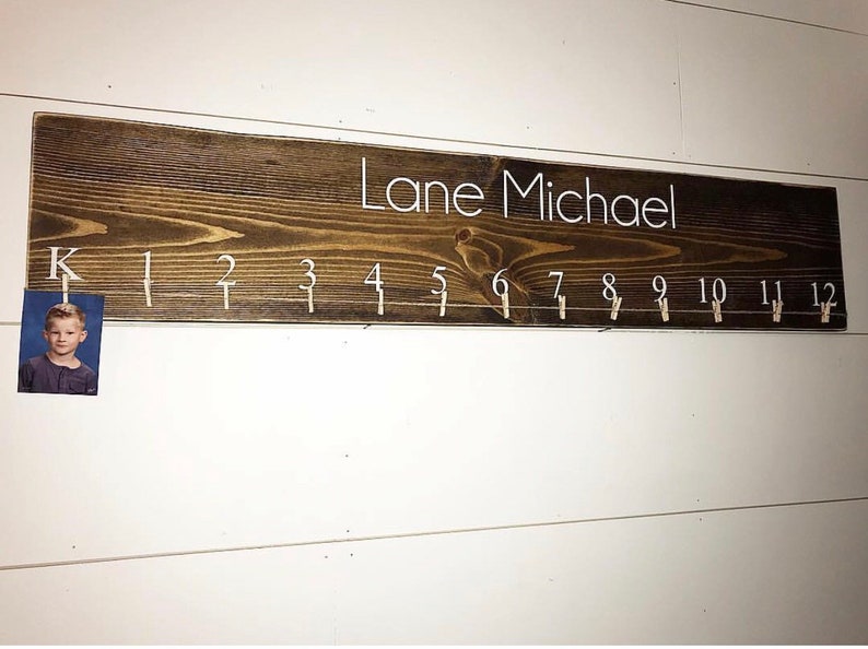 Personalized Pre K-12 School Picture Display Board - Etsy