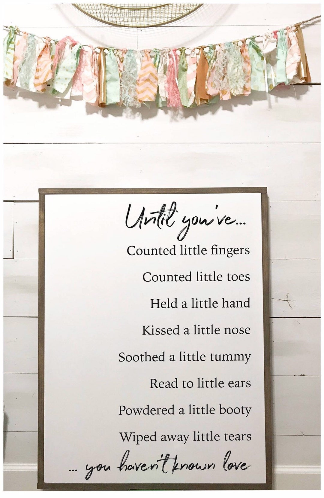 Nursery Decor | Love Sign | Valentines Day Sign | Love of a Child Sign ...