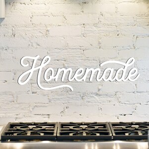 Homemade Kitchen Wood Cut Out Words | Wood Word Cut Out | Laser Cut ...