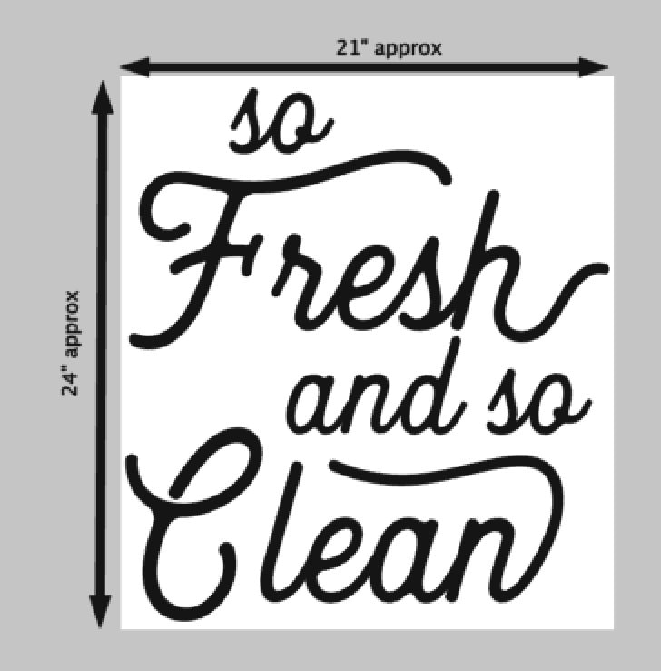 So Fresh and so Clean Bathroom Wood 3D Sign so Fresh and so - Etsy