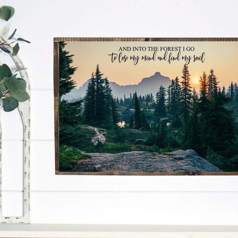 Into the Forest I Go - Etsy
