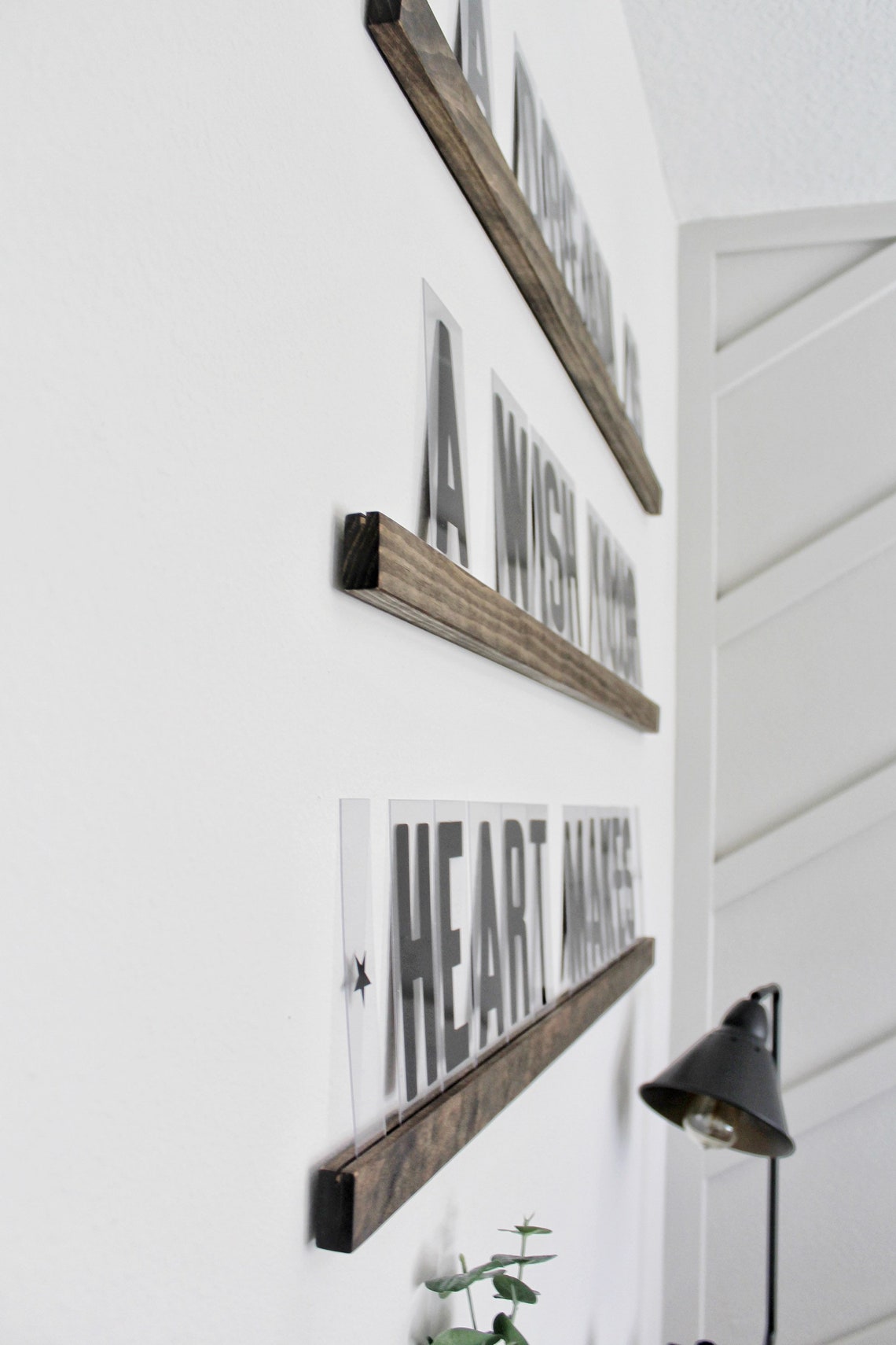 Letter Statement Shelves LETTERS Only Floating Letter - Etsy