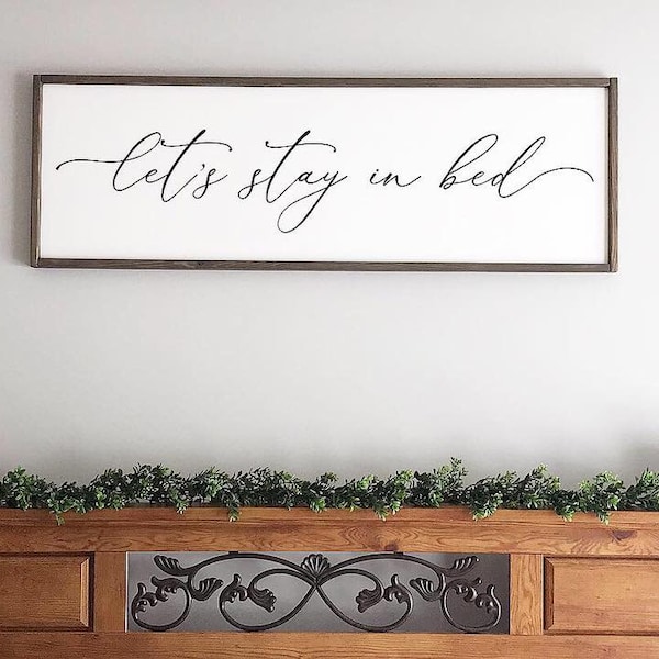 Signs for Above Bed - Etsy