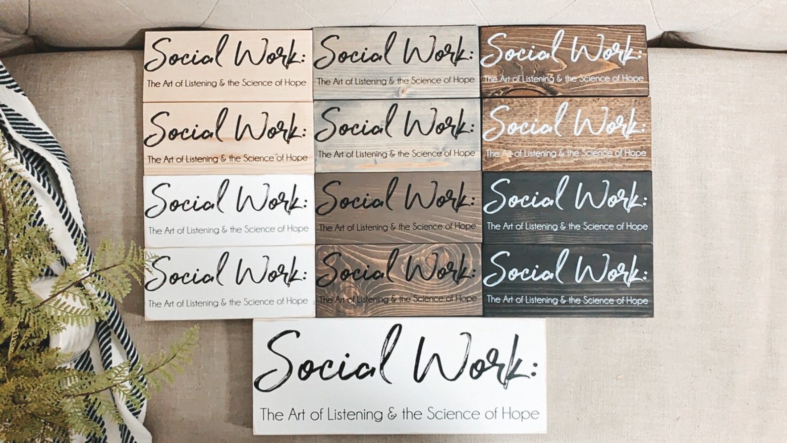 Social Work Gift Social Worker Sign Gift for Social Worker - Etsy