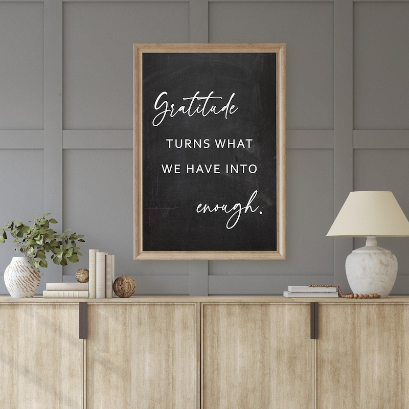 Gratitude Sign - Etsy