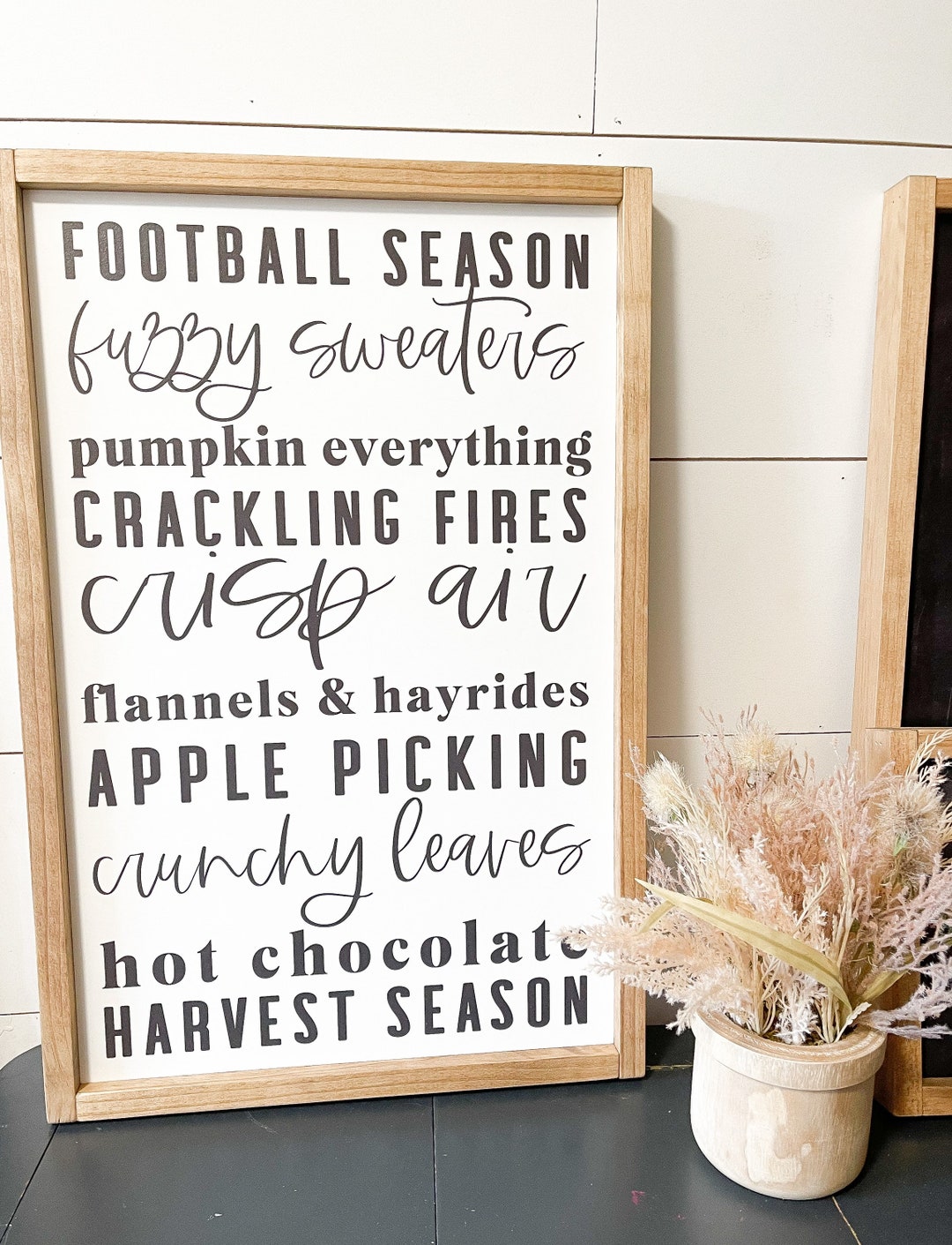 Fall Bucket List Sign | Fall Checklist | Fall Sign | Autumn Sign | Fall ...