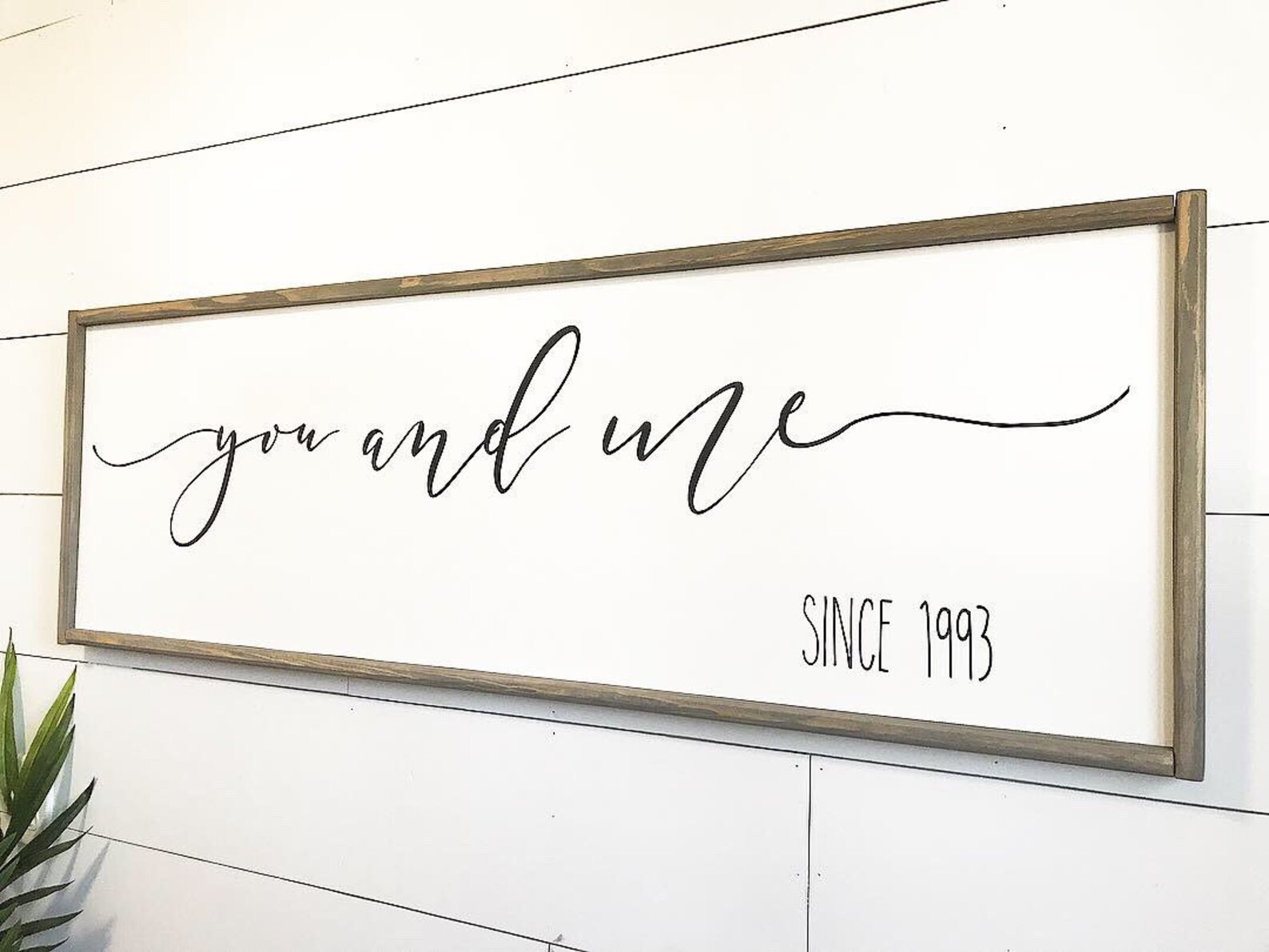 You and Me Since Sign Established Sign Master Bedroom Wall - Etsy