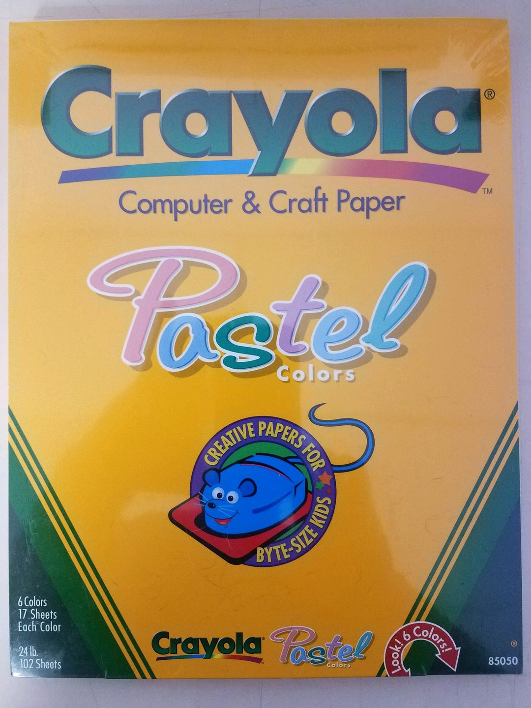 Crayola Computer & Craft Paper Pastel Colors - Etsy