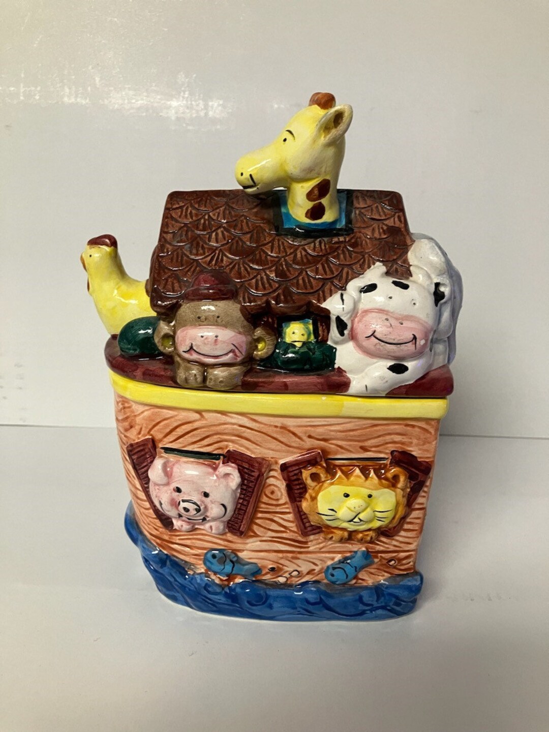 Porcelain "ss Ark" Animals Tea Kettle - Etsy