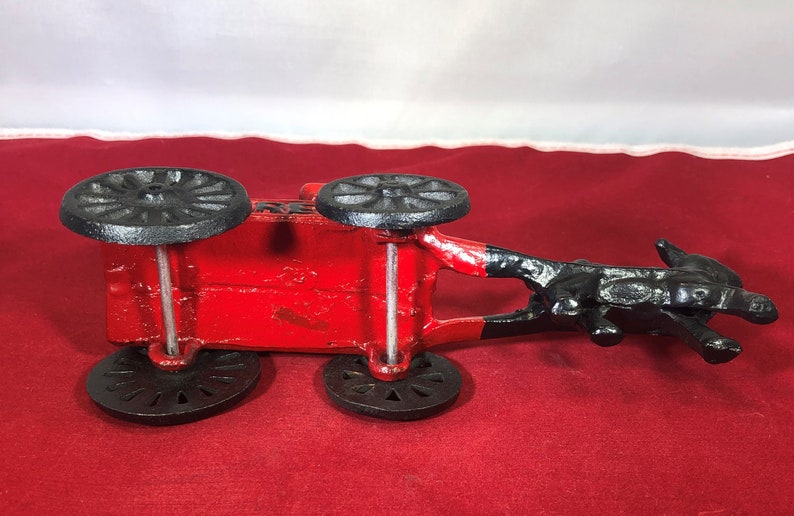 Vintage-cast Iron-cart-goat-express-primitive-figurine-home - Etsy