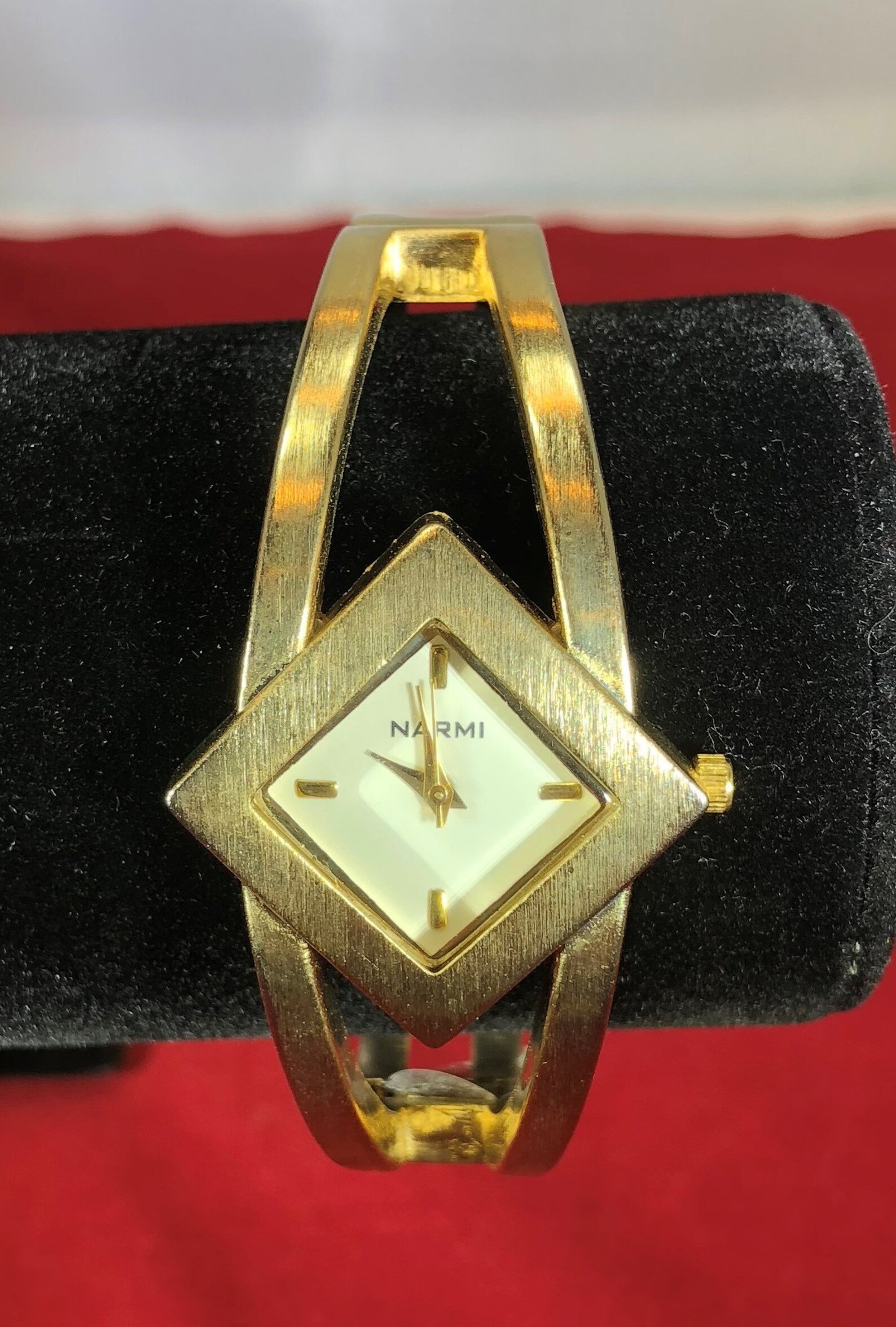 Vintage-watch-narmi-gold-stainless Steel-lead Safe-water Resistant ...