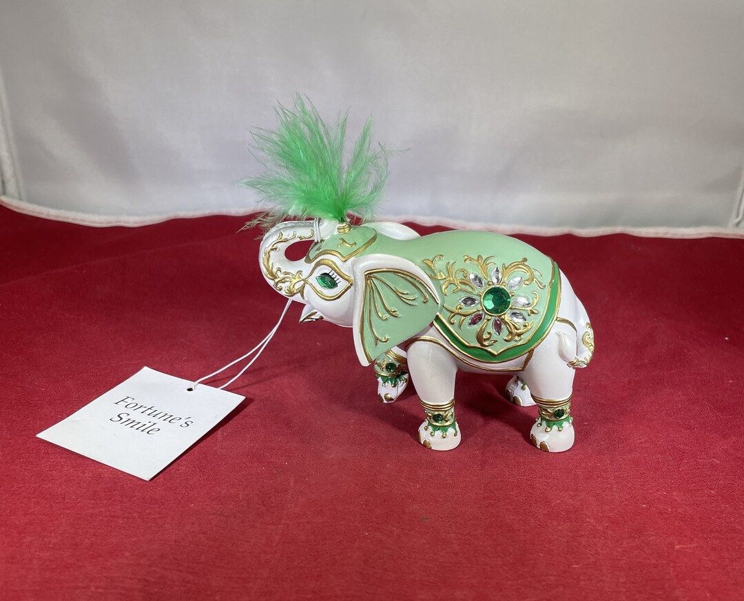 Vintage-hamilton Collection-elephant-1303-figurine-home Decor-china - Etsy