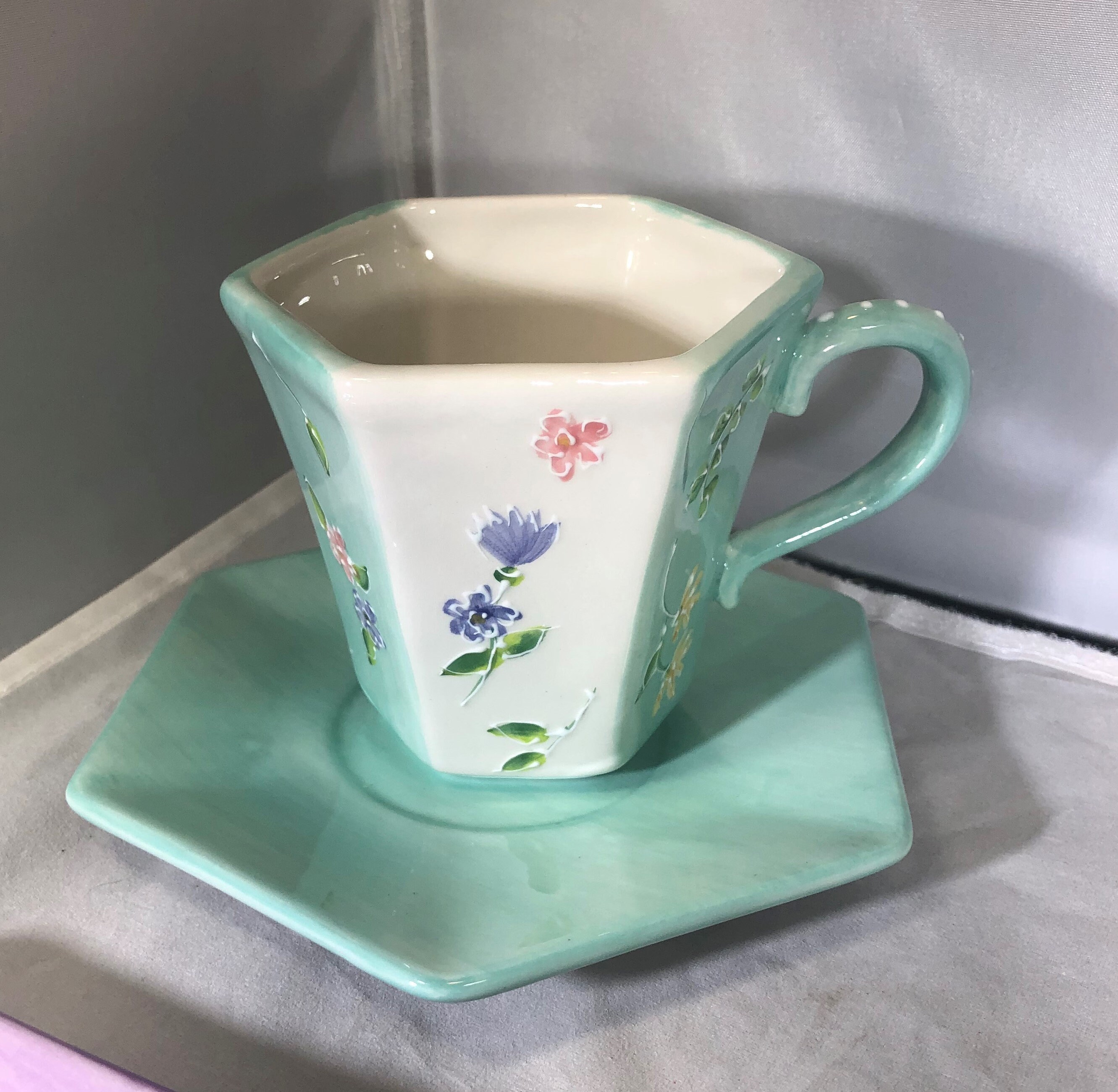 Vintage-Hand Painted-Centrum-Garden | Etsy