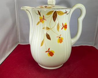 Vintage-hall's Superior-autumn Leaves-kitchenware-tray-platter-creamer ...