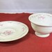 Vintage-teacup and Saucer-castleton-china-belrose-flowers-serving Ware ...