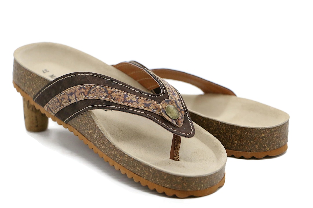 Cork Sandals 'MARIE' - Sustainably Produced Women's Cork Sandals With ...