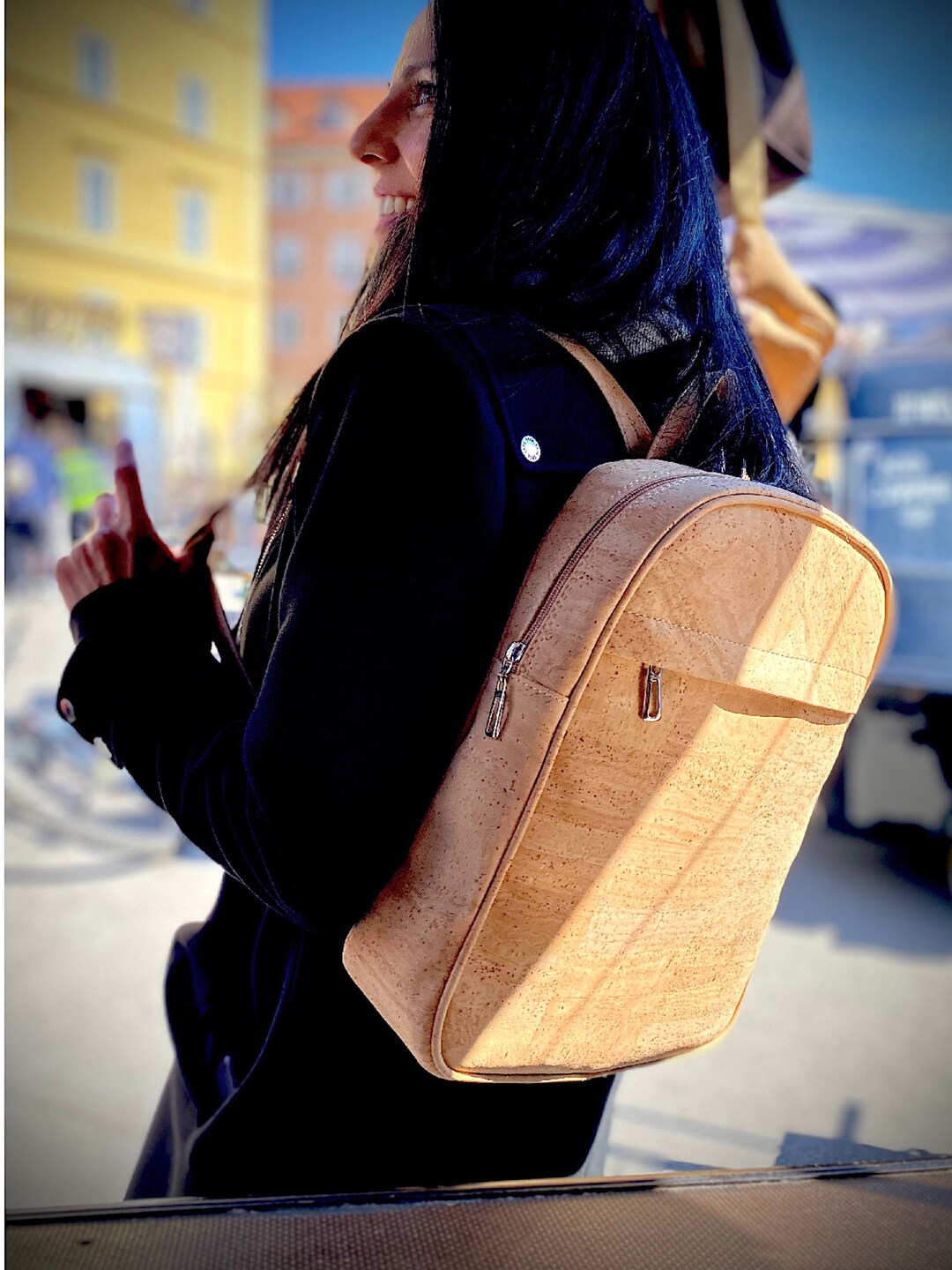 Cork Backpack calm cork Backbag backback vegan nachhaltig nature kork ...