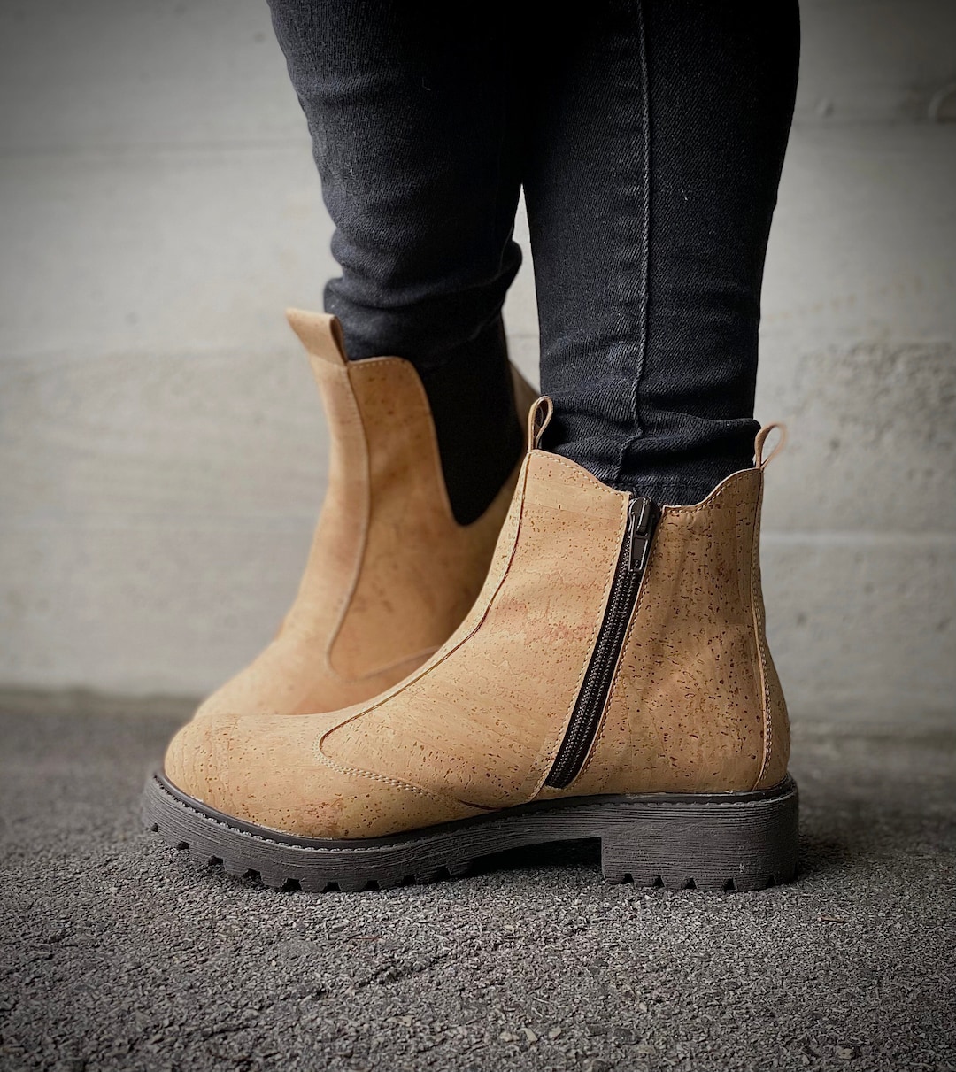 Cork Ankle Boots cora Classic cork boots cork boots vegan sustainable ...