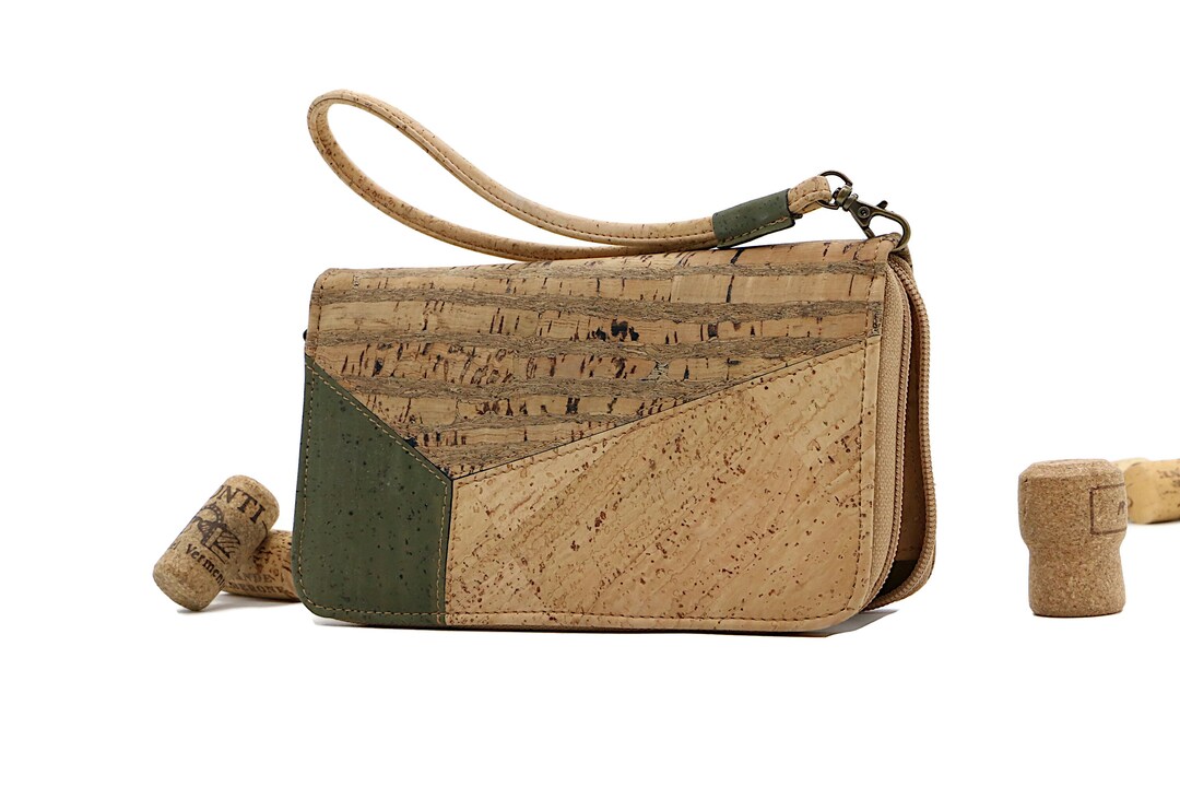 Cork Wallet mira cork wallet wallet wood wood cork vegan - Etsy