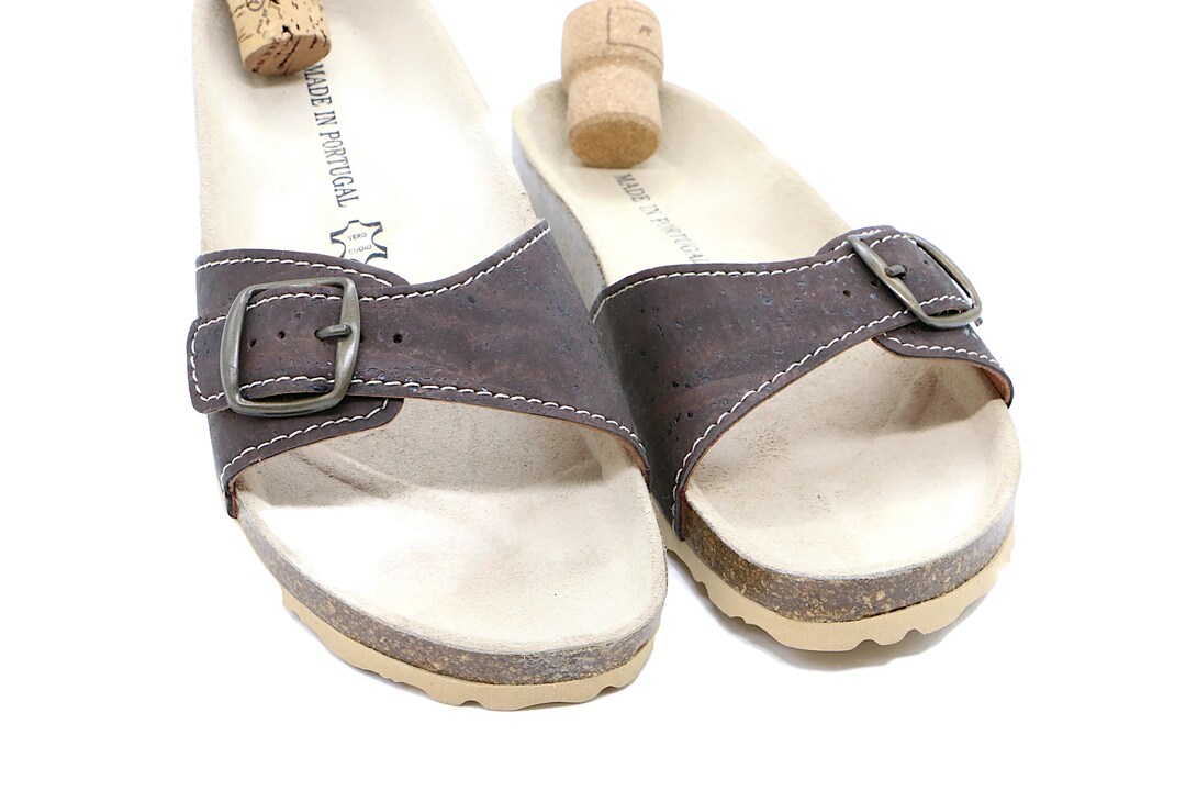 Cork Sandals 'LINDA' - Sustainably Produced Women's Cork Sandals With ...
