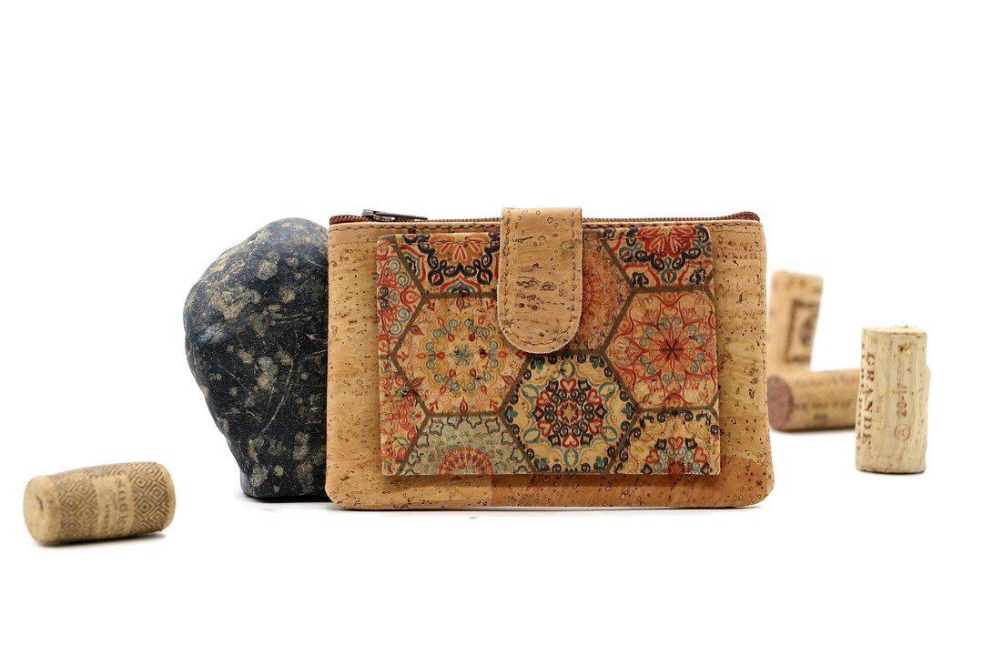 Cork Bag livi Fresh kork geldbörse portemonnaie holz wood cork vegan ...