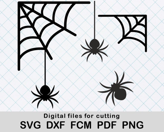 Corner Spider Web Clipart