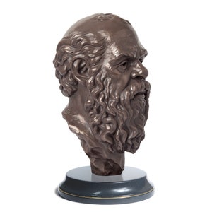 Socrates | Sculpture / Bust | Greek Philosopher | Gift, Bookshelf, Desk ...