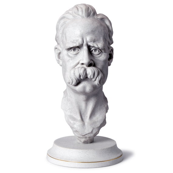 Friedrich Nietzsche Sculpture / Bust Philosopher Cast | Etsy