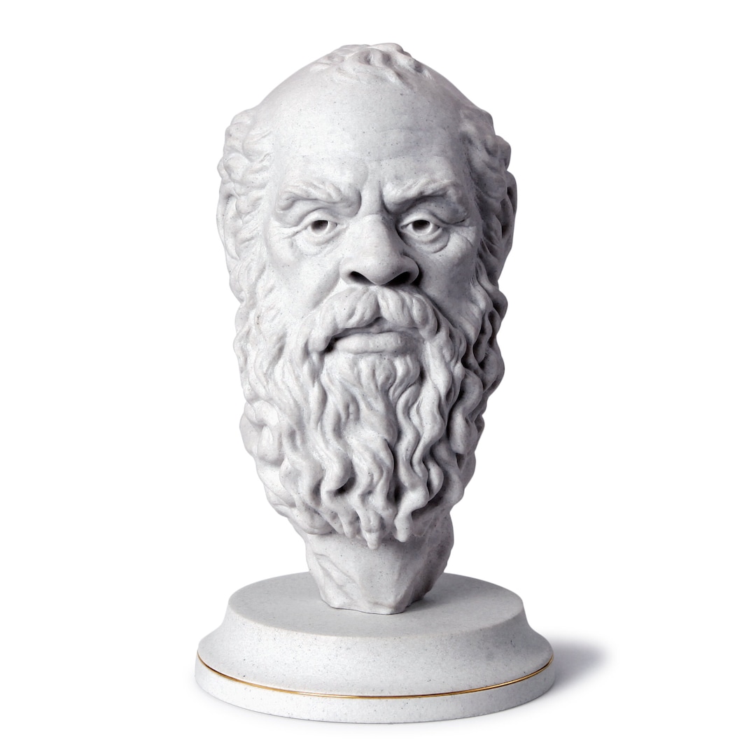 Socrates | Sculpture / Bust | Greek Philosopher | Cast Marble | Gift ...