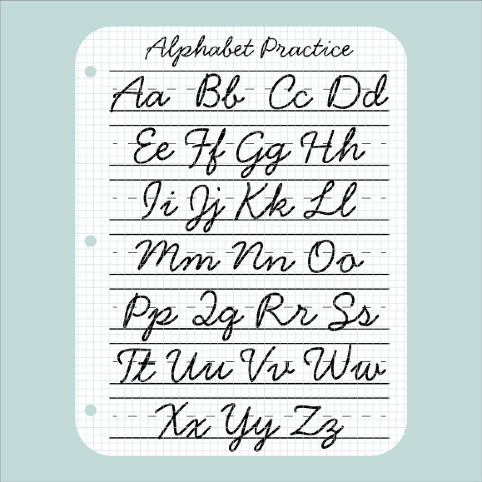 Alphabet Tracing Board SVG Glowforge Digital Download - Etsy