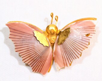 Pink Butterfly Pin - Etsy